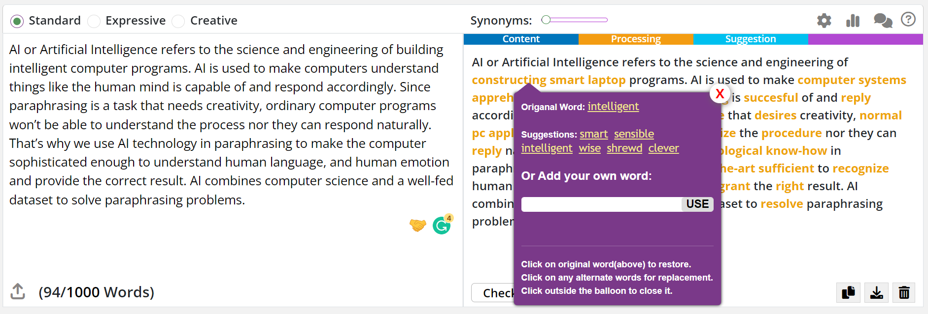 How Does an Online Free Paraphrasing Tool Work?